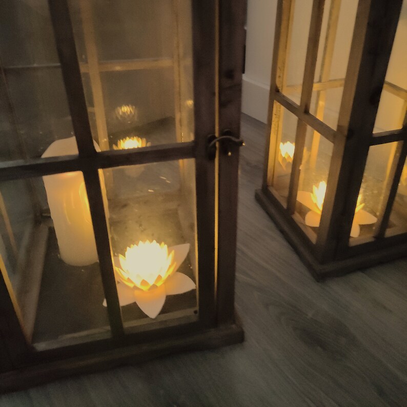 Ivory White Light Lotus PLA 3D Printed LED Light Natural Nitch Light ...