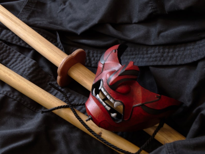 Traditional Mengu Mask Traditional Japan Mask for Wearing & - Etsy