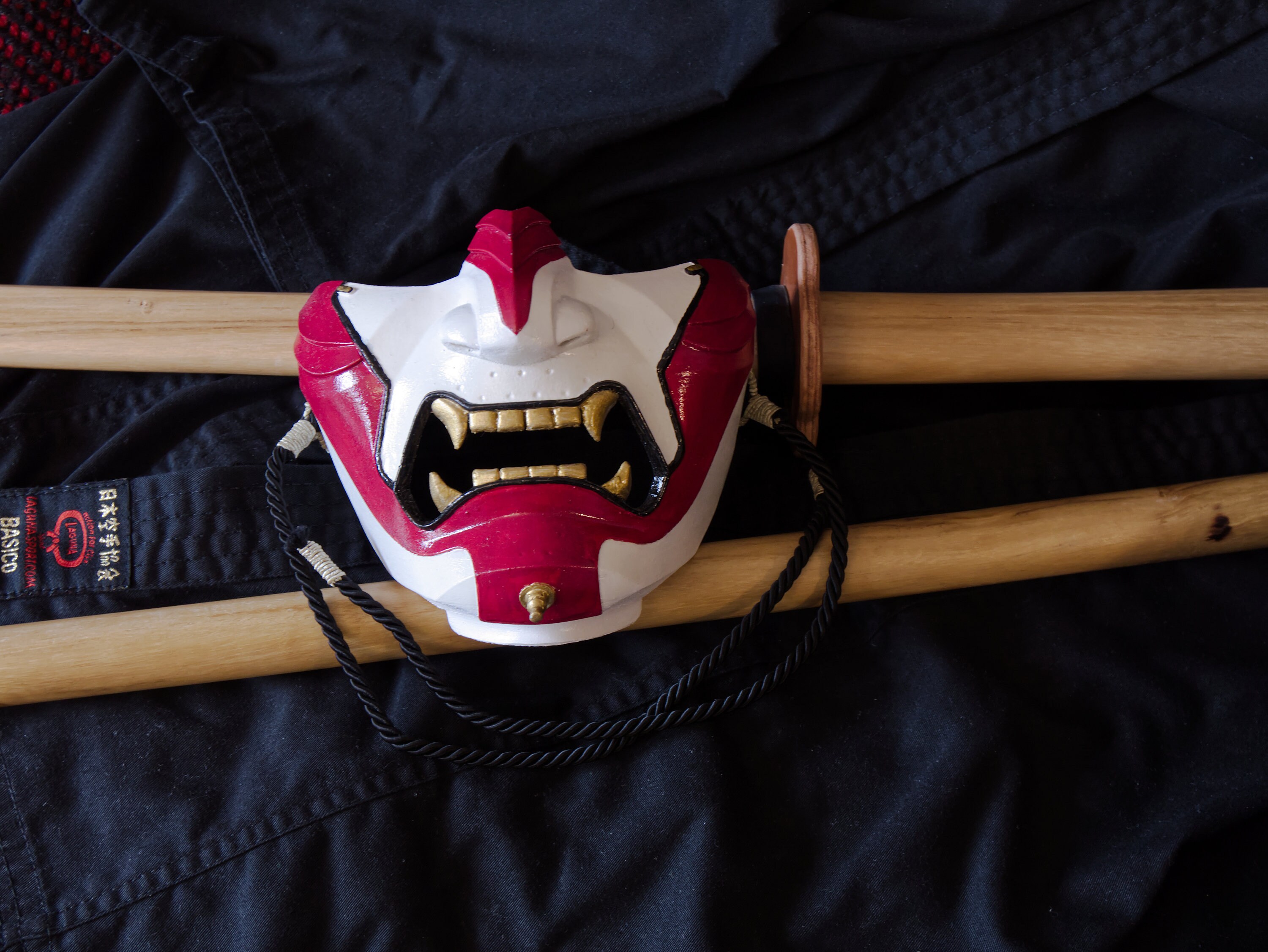 Traditional Mengu Mask Traditional Japan Mask for Wearing & - Etsy