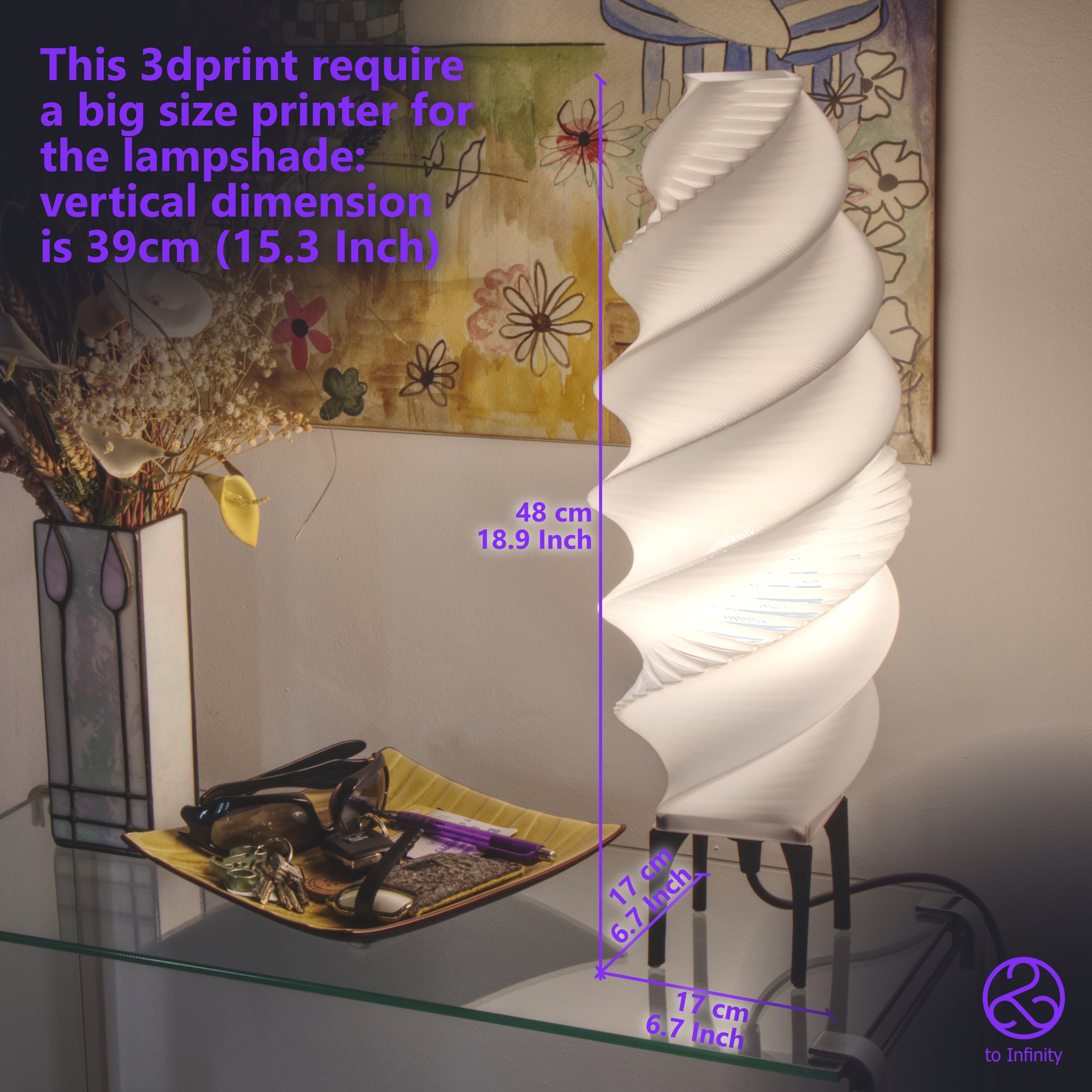 Twist Stair Lamp Digital Version Create Your Perfect Atmosphere - Etsy