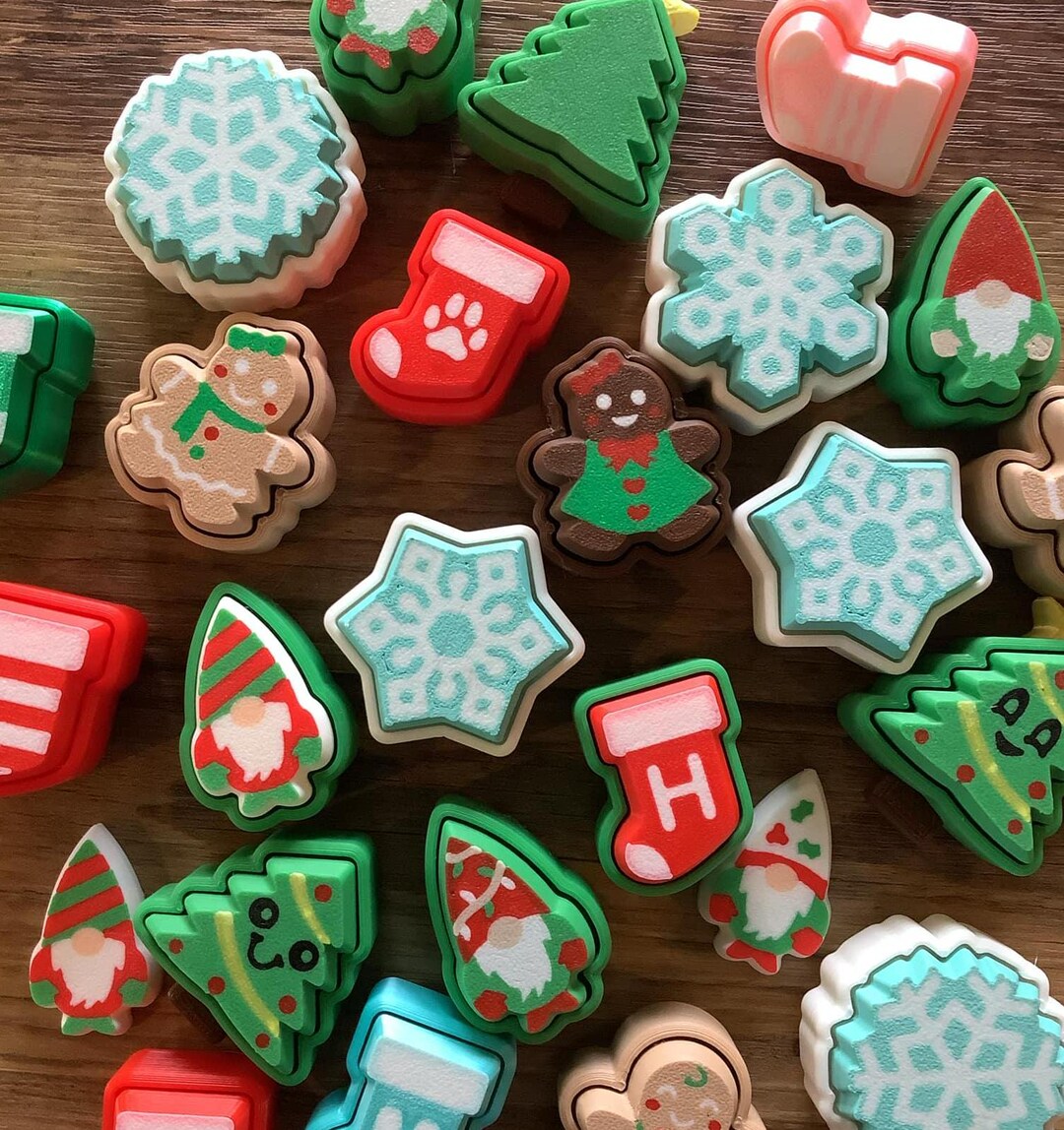 Christmas Holiday Mechanical Clicker|winter Seasonal|fidget|adhd|stim ...