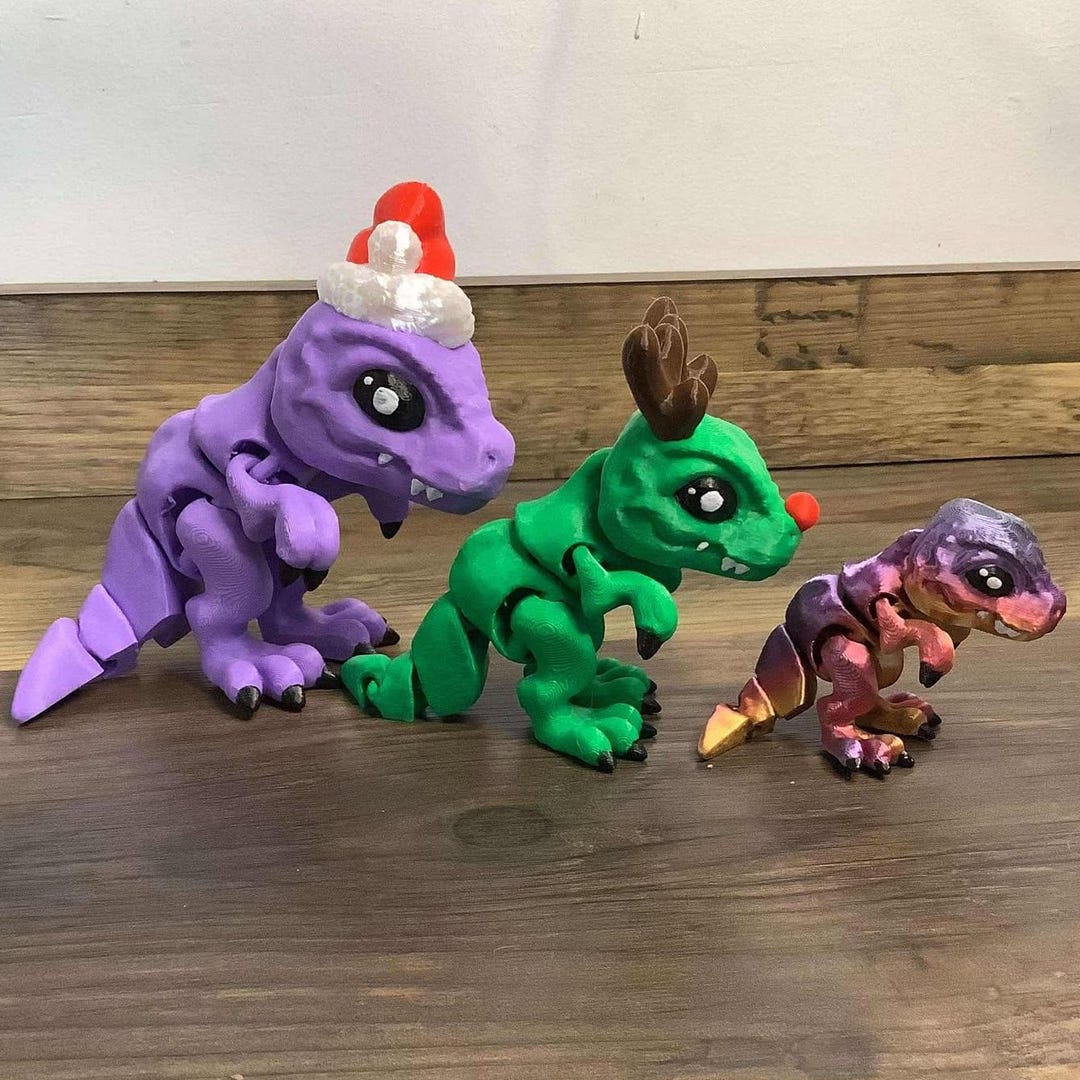 Flexi Rex | Articulated Toy | Stim Toy | Gift | Keychain | Sensory ...