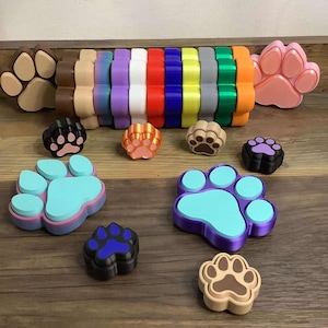 Cat Paw Print Clicker | Dog Paw | Toe Beans | Mechanical Clicker | Stim ...