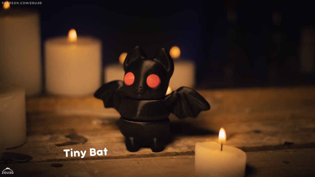 Bat | Keychain | Fidget Toy | Cute | Gift | Baby Bat | Halloween | Desk ...
