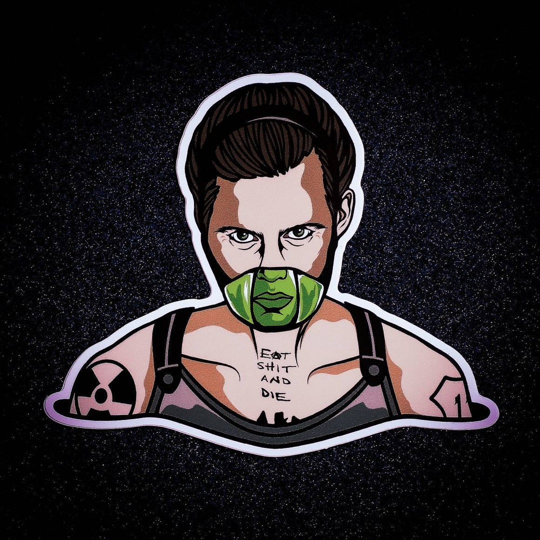 Bill Skarsgard Zeitgeist Deadpool 2 "acidic Vomit" Vinyl 10 Cm Sticker ...