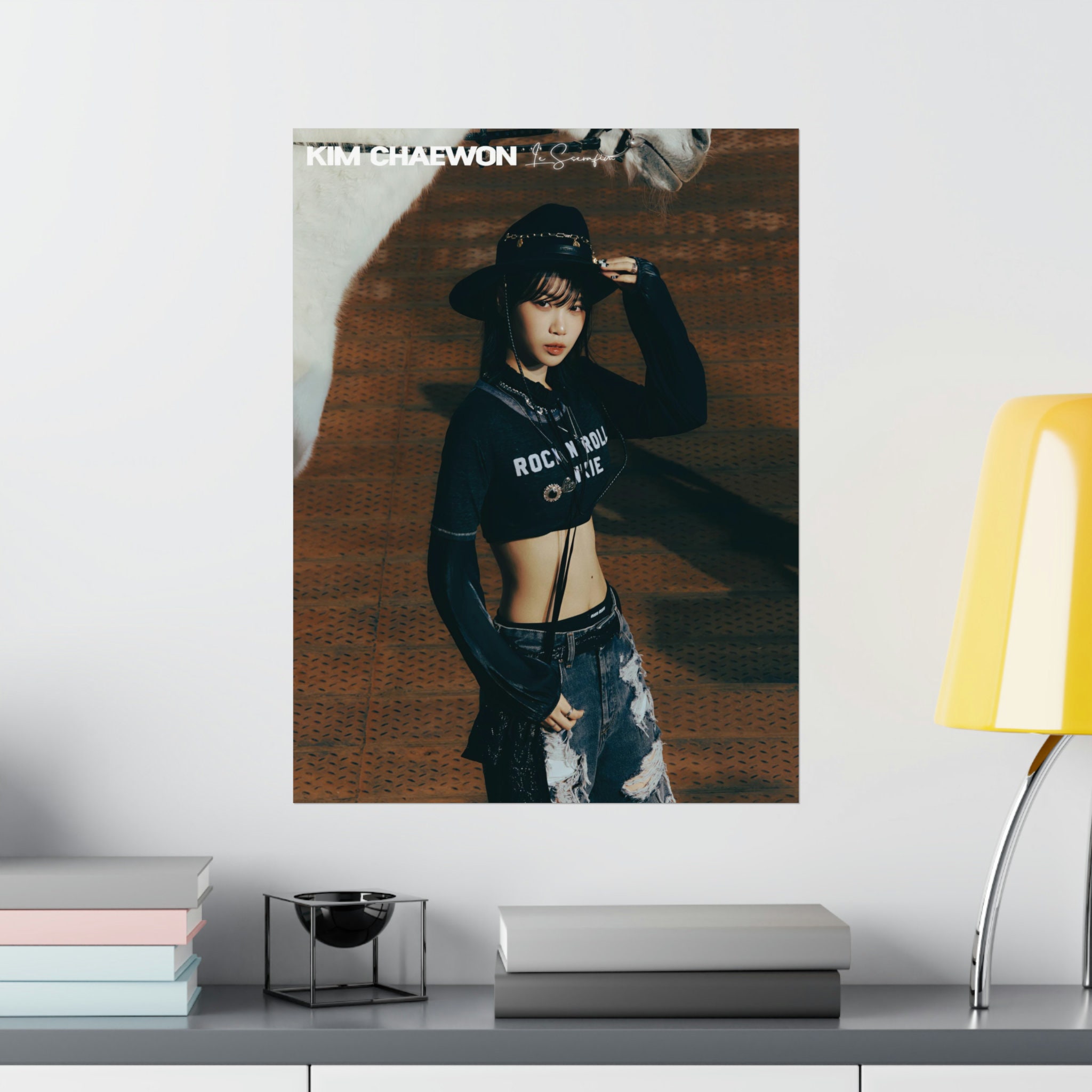 Le Sserafim Kim Chaewon Poster Cowboy Chaewon Unforgiven Album Multiple ...