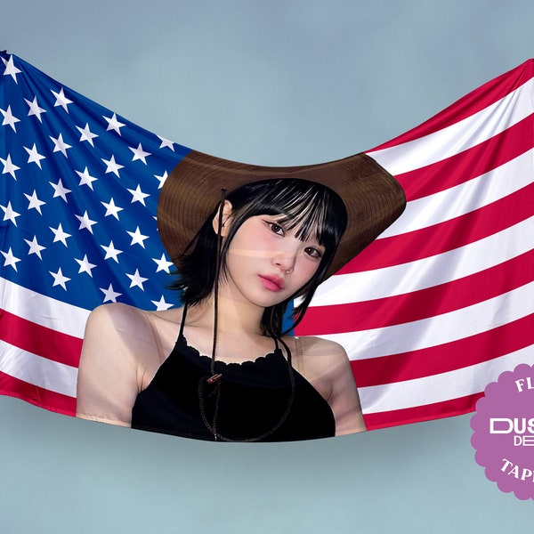 Le Sserafim Chaewon American Flag - Etsy