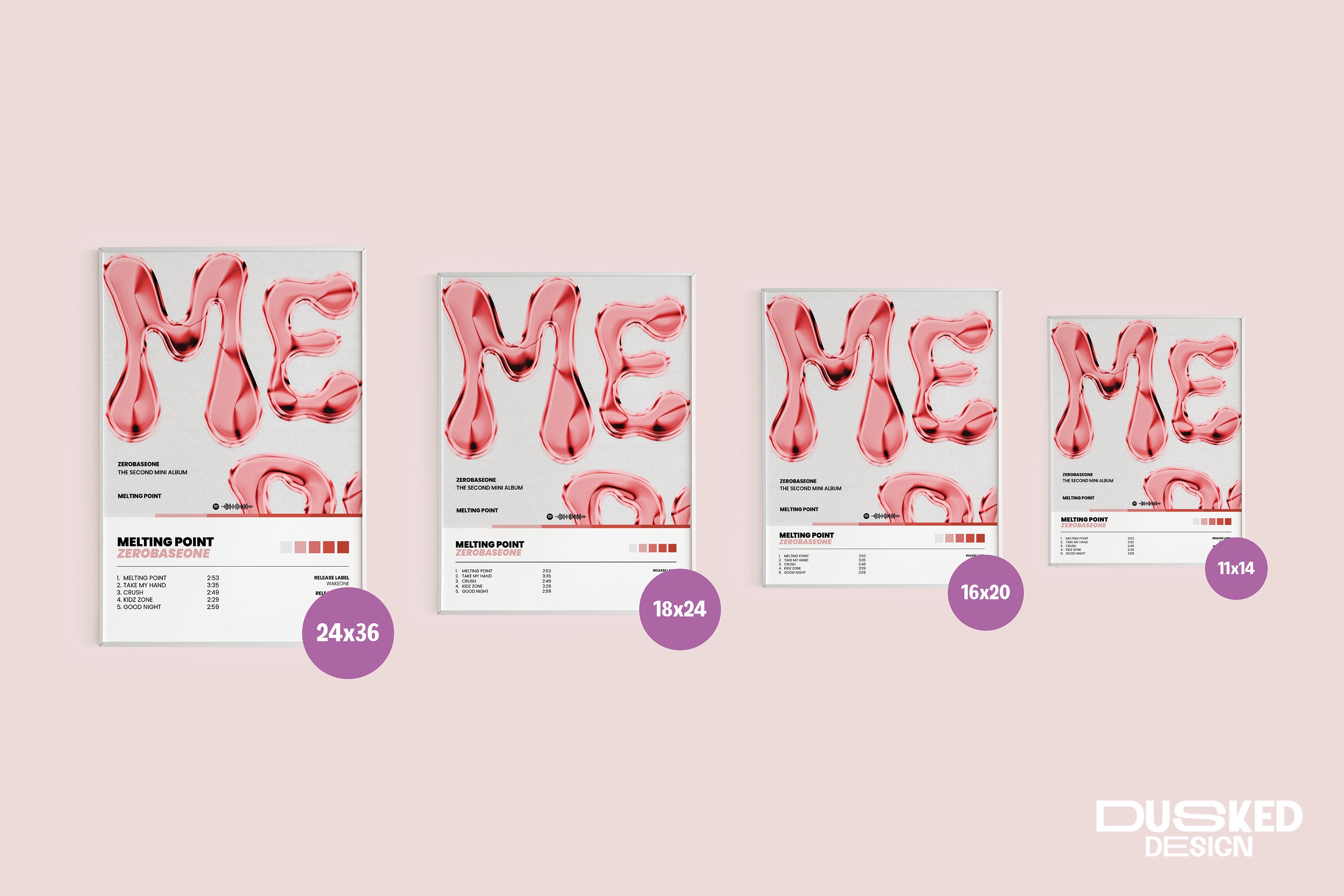 Zerobaseone Poster ZB1 Melting Point Minimalist Poster Multiple Sizes ...