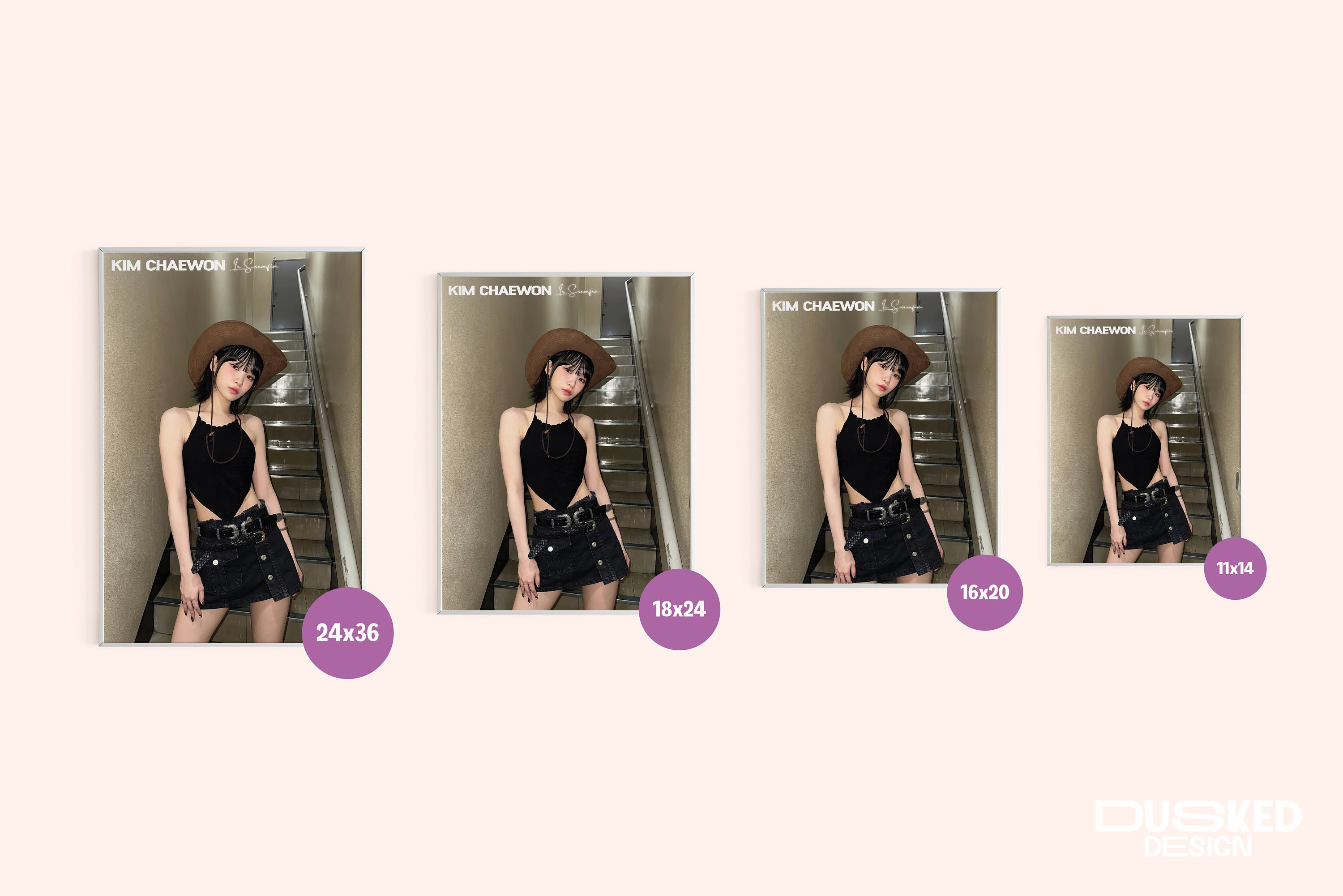 Le Sserafim Kim Chaewon Poster Cowboy Chaewon Multiple Sizes Available ...