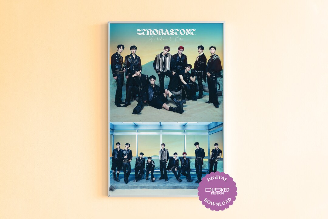 Zerobaseone Poster ZB1 You Had Me at HELLO Album Poster Multiple Sizes ...