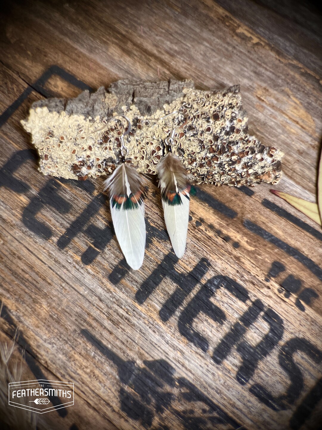 Lutino Cockatiel Feather Earrings - Real Boho Feather Earrings ...