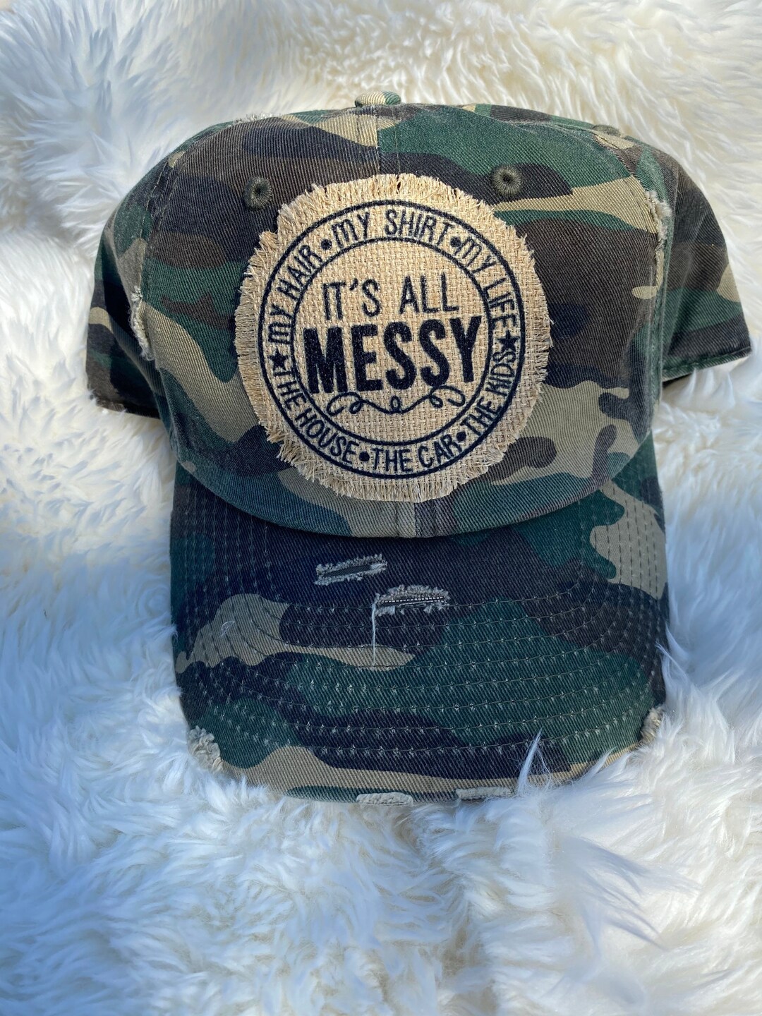 It’s All Messy Hat - Etsy