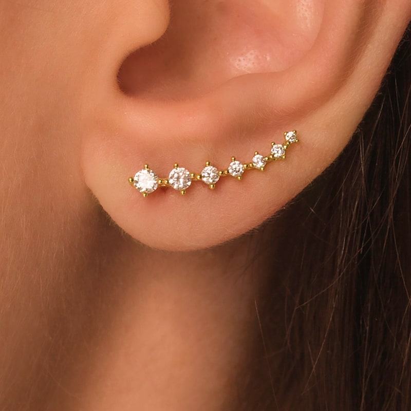 Ear Climber Earrings - Etsy