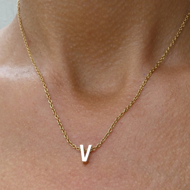 V Necklace - Etsy