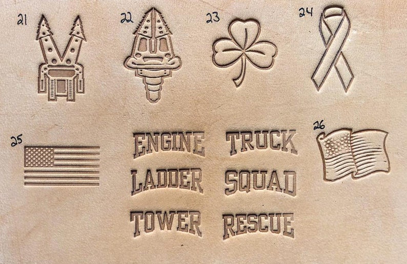 Custom Leather Firefighter Key Fob - Fire Department Gift - Etsy