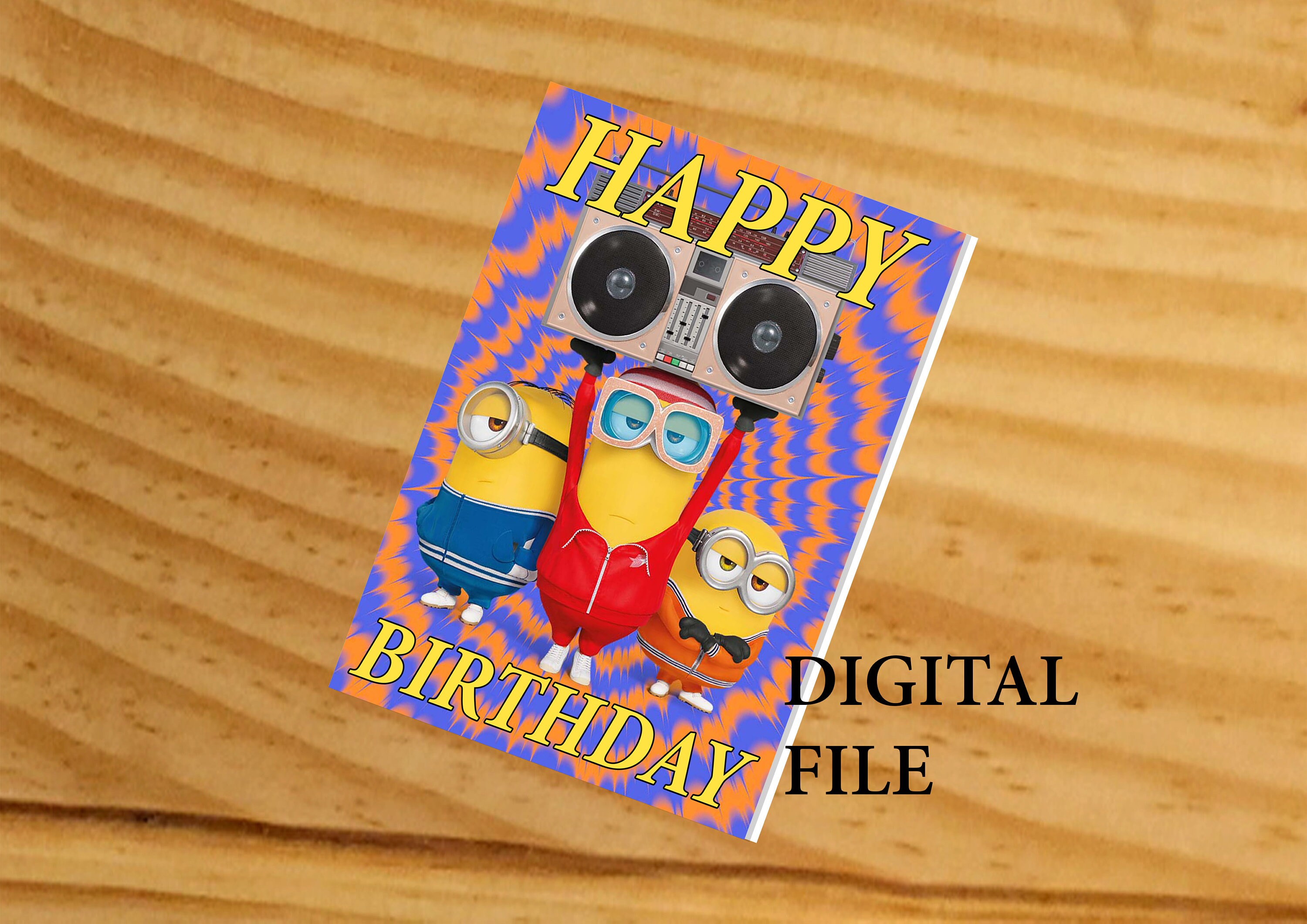 Happy Birthday Minion Card