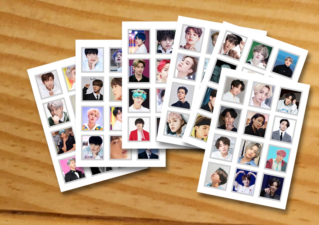 BTS Photos Printable BTS Pictures Digital Download BTS Prints 7 Pages ...