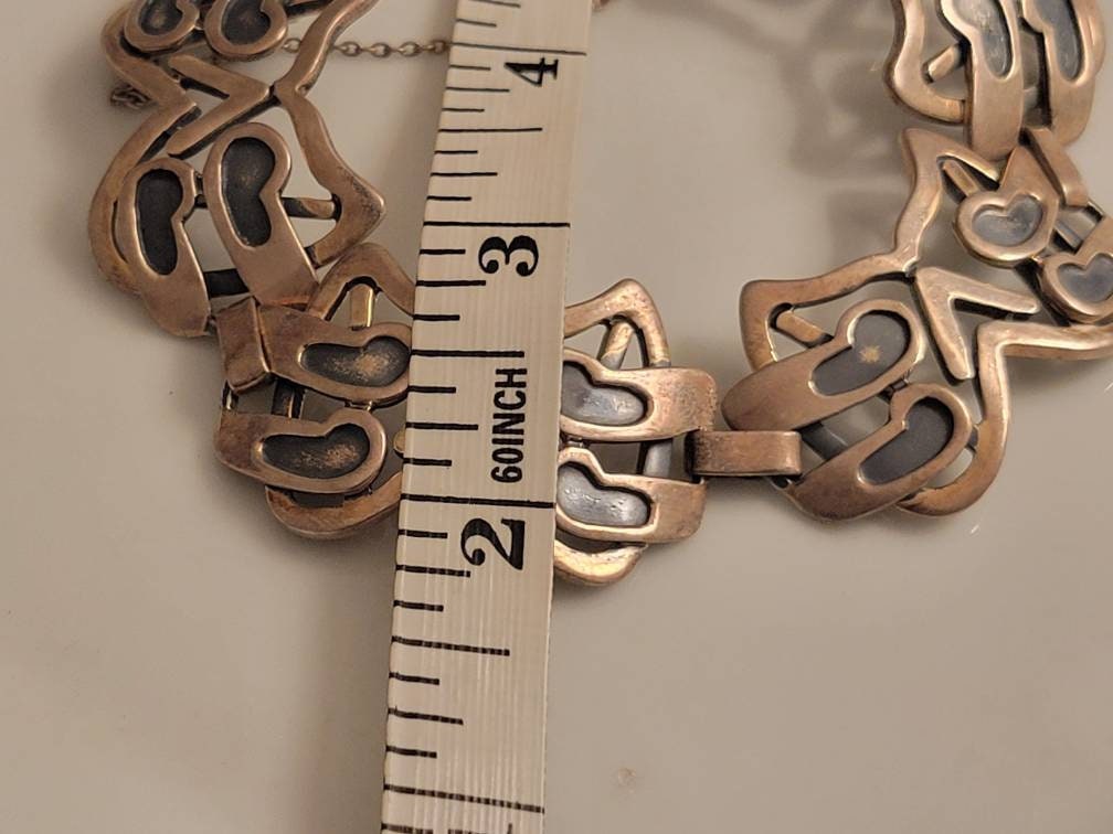 Rare Vintage Pedro Castillo Sterling Silver Mexico Bracelet - Etsy