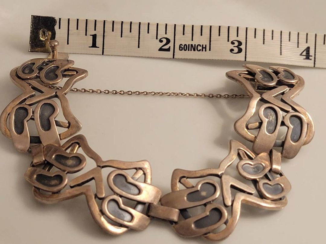 Rare Vintage Pedro Castillo Sterling Silver Mexico Bracelet - Etsy