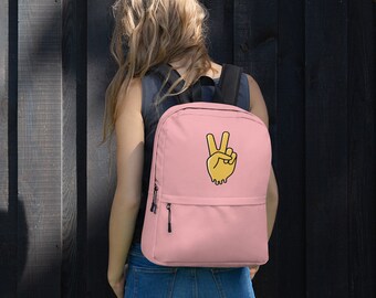 Peace Sign Backpack - Etsy