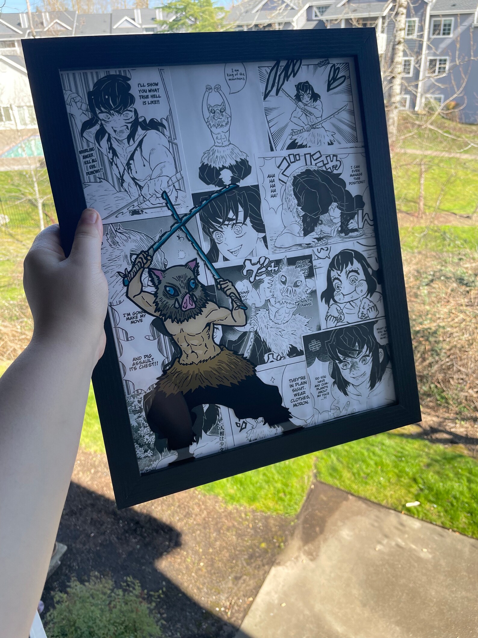 CUSTOM 11x14 Anime Glass Painting W/ Manga Background Single - Etsy