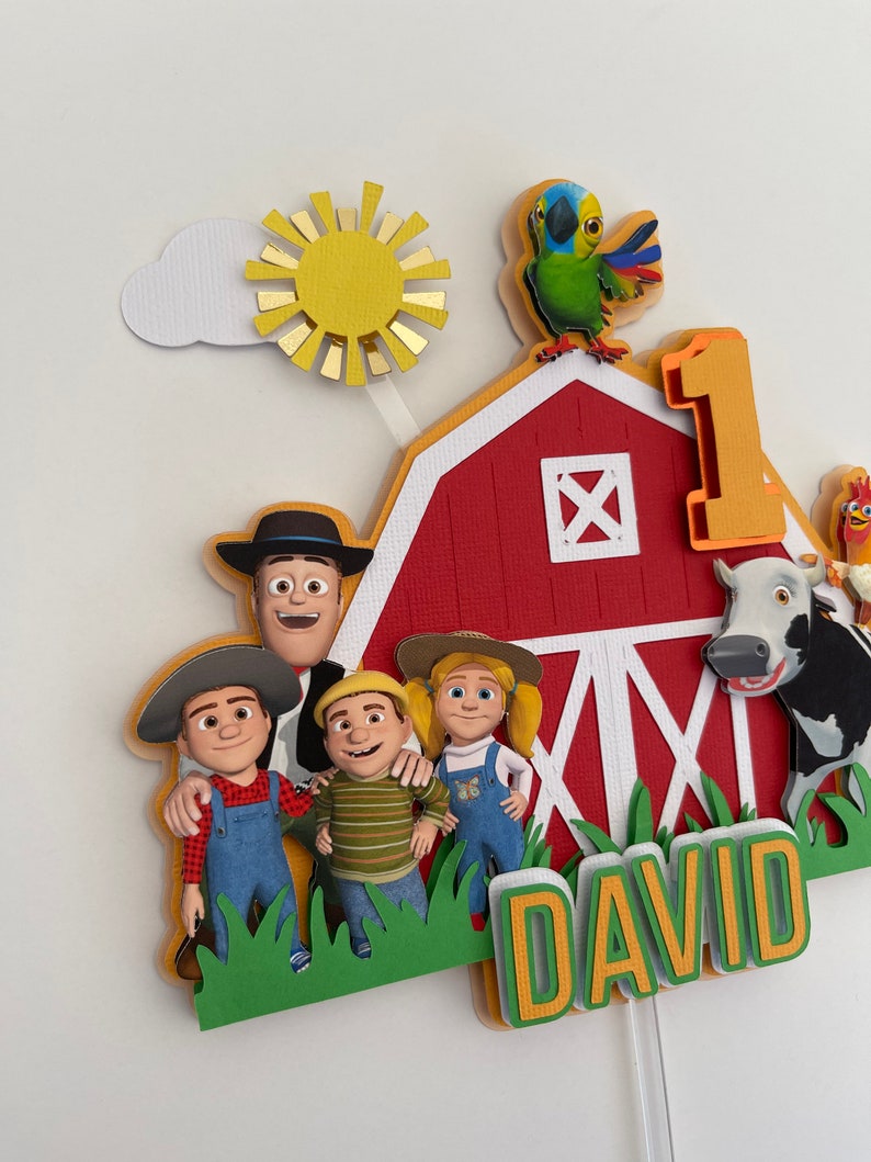 La Granja De Zenon Cake Topper Custom Cake Topper Farm Theme - Etsy México