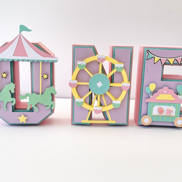 Carnival Letters - Etsy