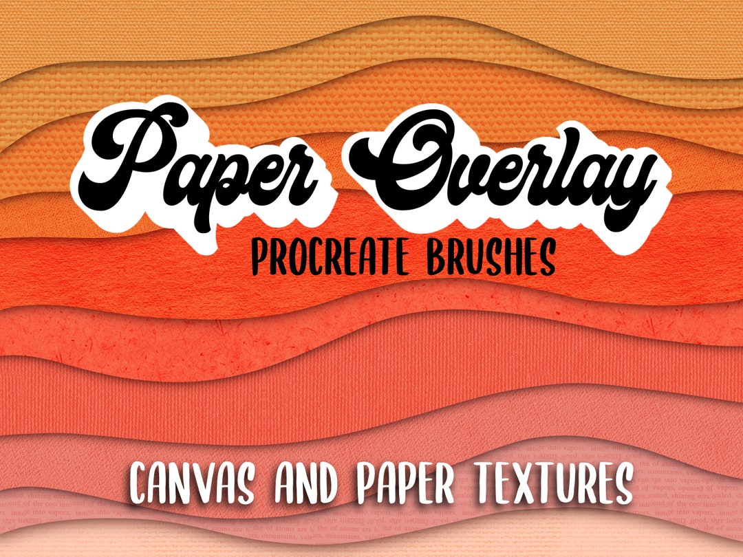 13 Overlay Procreate Brushes Paper Procreate Texture - Etsy UK