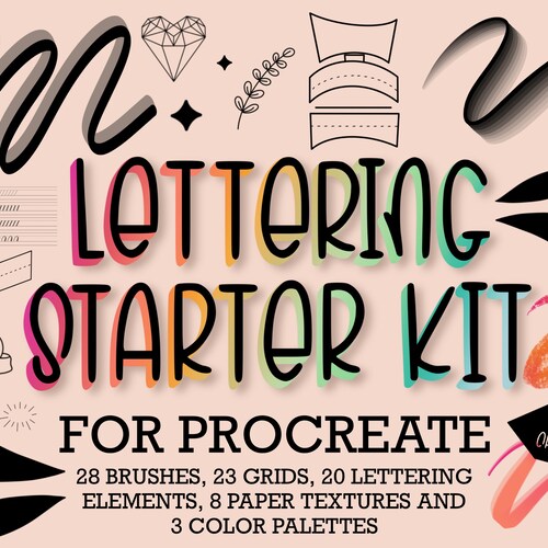 Procreate Brushes Procreate Grid Builder Glitter Brush - Etsy