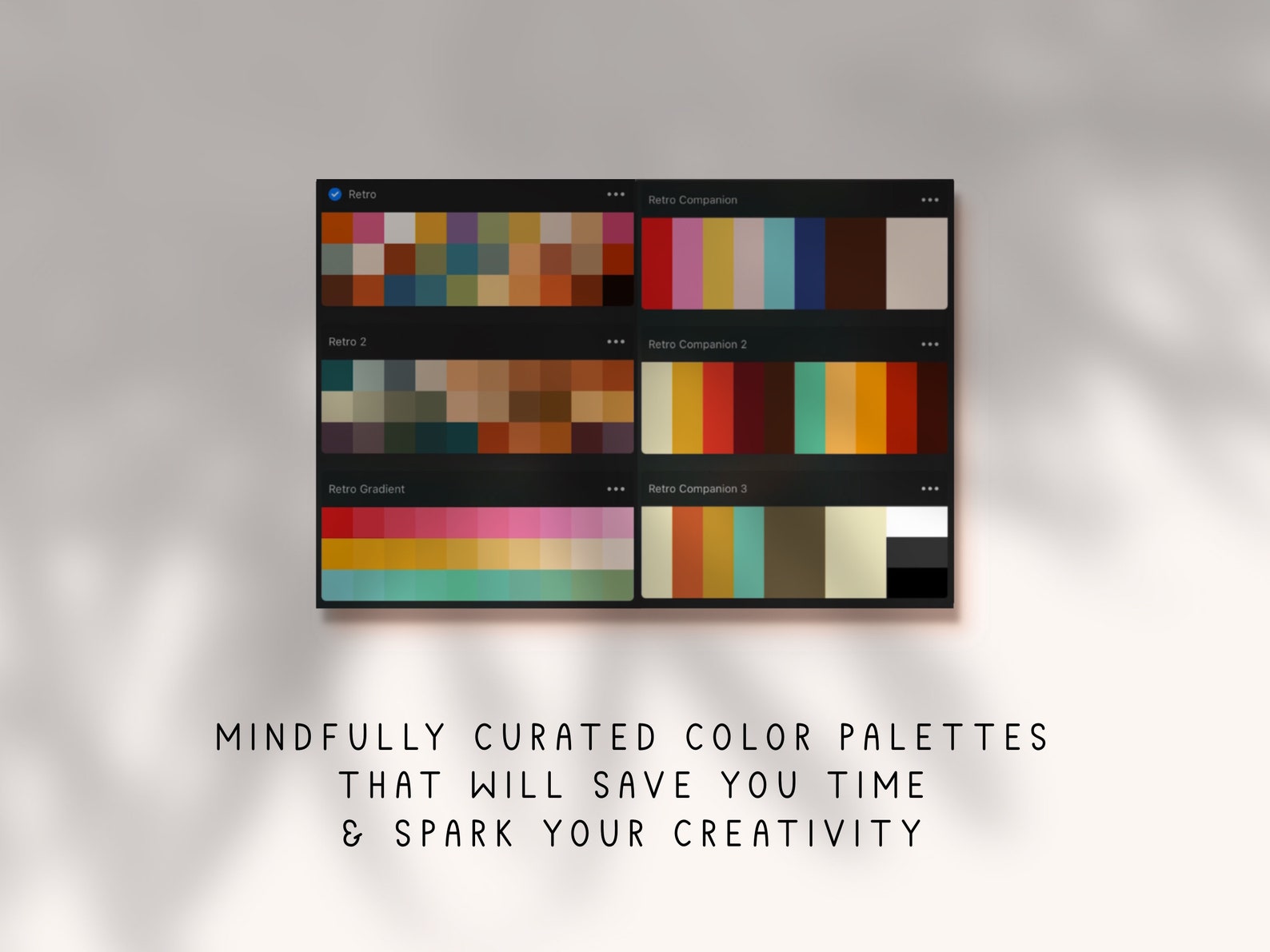6 Procreate Color Palettes Gradient Procreate Color Palette - Etsy