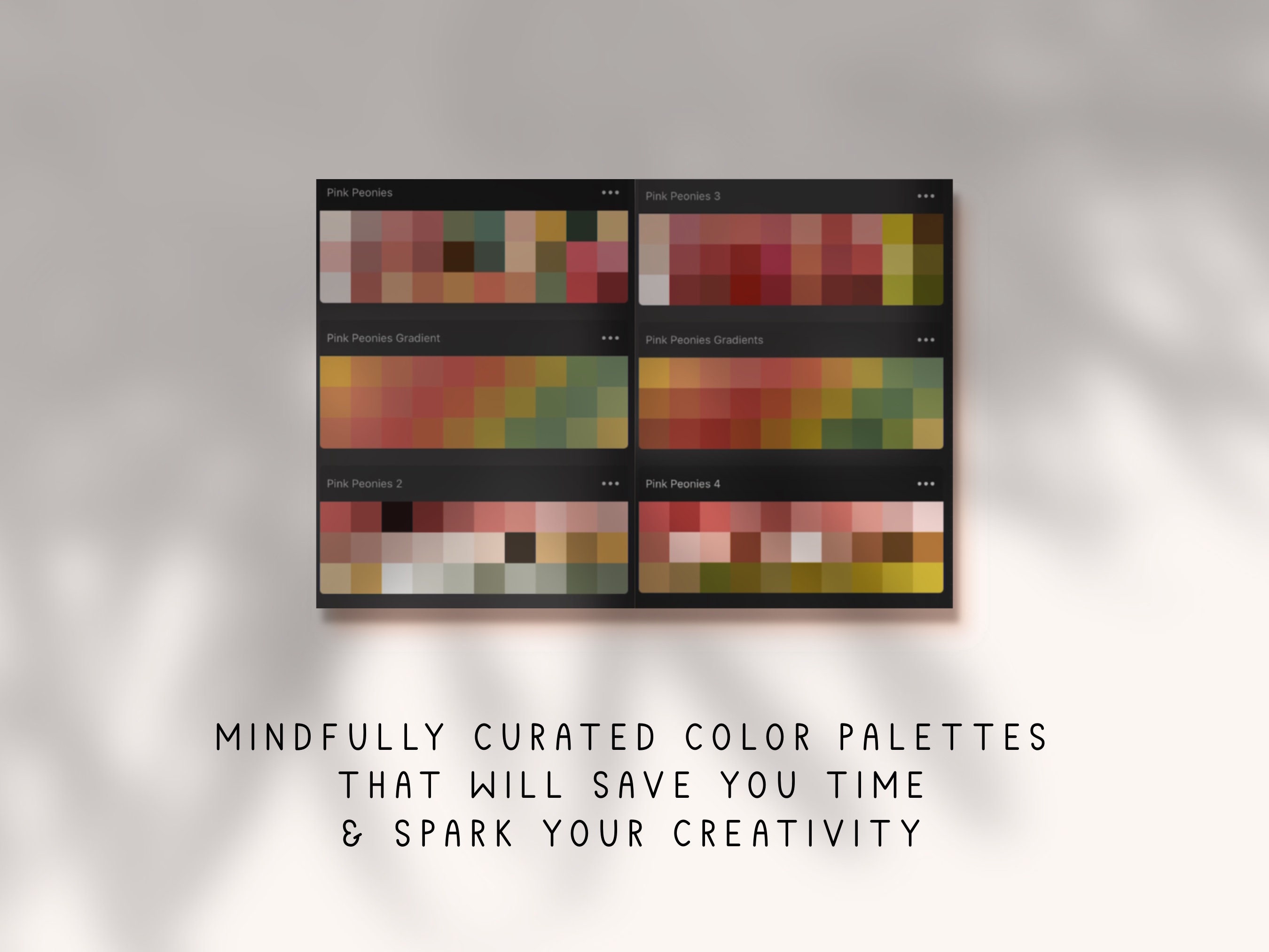 6 Procreate Color Palettes Gradient Procreate Color Palette Etsy Canada