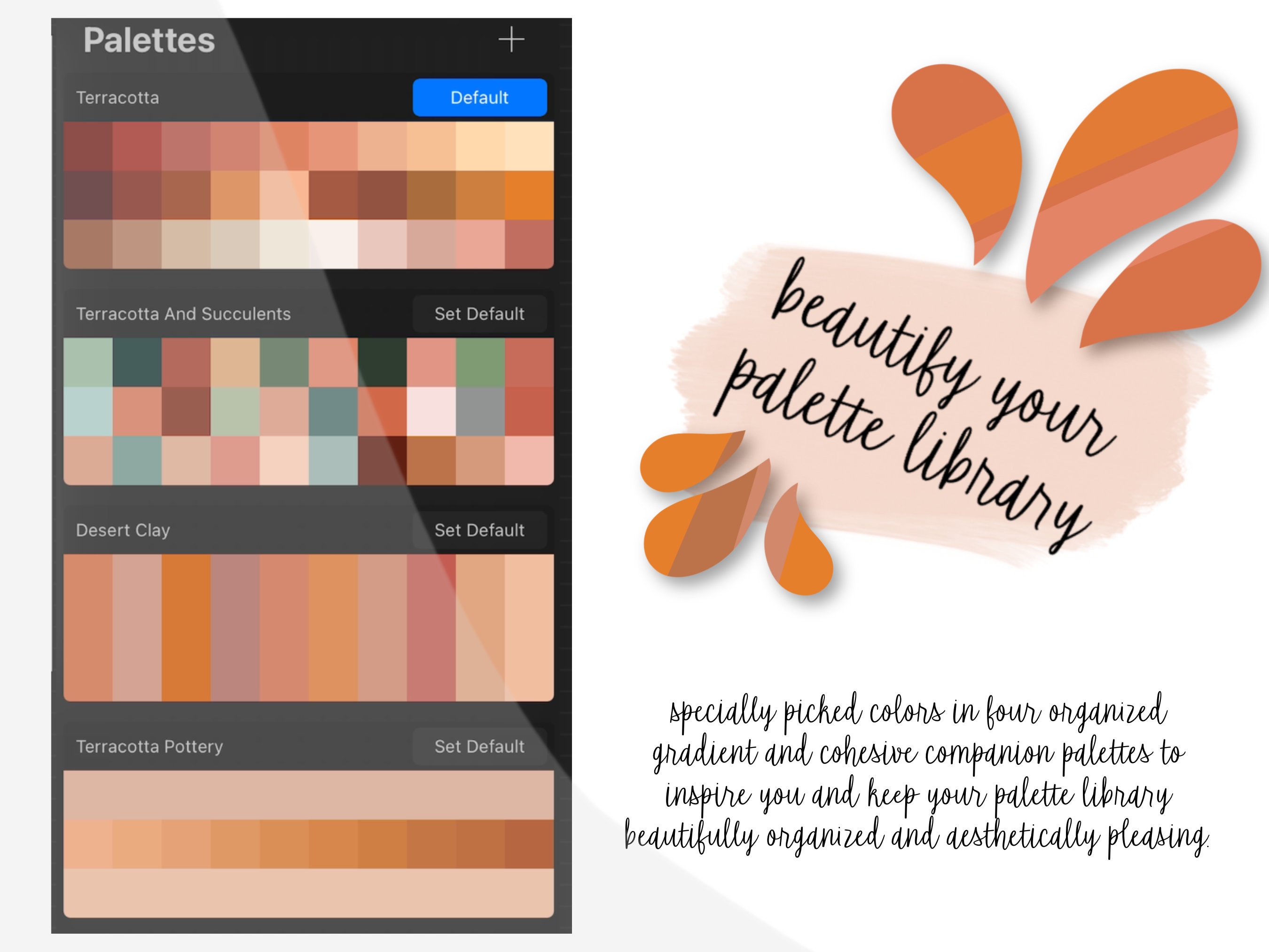 4 Procreate Color Palettes Gradient Procreate Color Palette - Etsy
