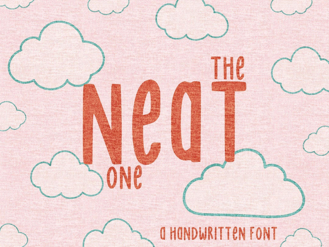 Neat Hand Written Font, Cute Font, Casual Font, Handwritten Font ...