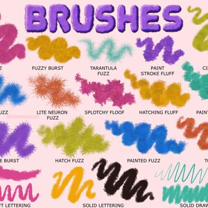 Fuzzy Procreate Fur Brushes, Realistic Animal Hair Texture Brushes for Ipad, & a Fun Digital Art ...