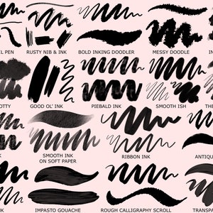 Ink Procreate Brushes for Drawing, Illustrating, Lettering and ...
