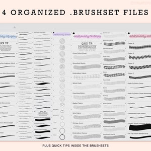 Realistic Embroidery Procreate Brushes | Digital Art Kit for Procreate ...