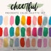 Cheerful Procreate Color Palettes: Bright Color Swatches (digital ...