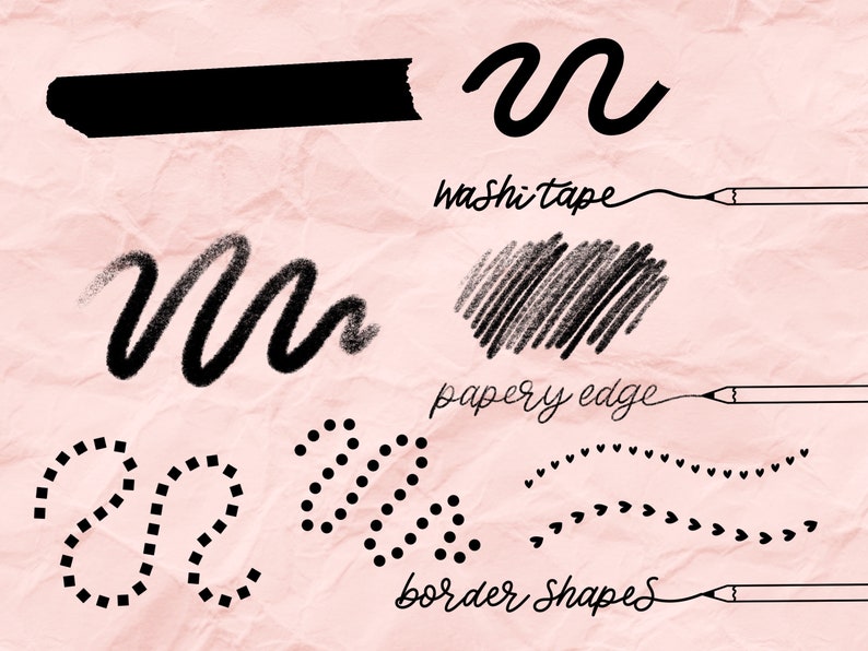 Paper Cut Procreate Brushes | Textures, Stamps, Tutorial & Palettes ...