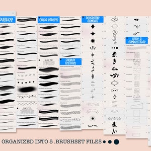 103 Procreate Lettering Brushes, Procreate Beginner Kit, Glitter Brush, Lettering Grids ...