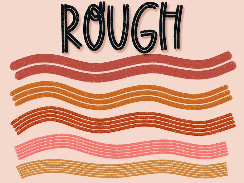 Multi Line Procreate Brushes Procreate Set Procreate Etsy