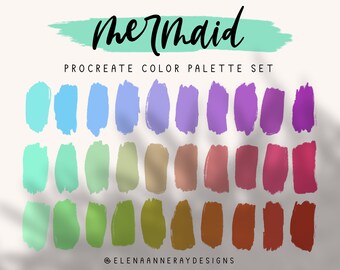 Mermaid Color Palette for Procreate 30 Handpicked (Download Now) - Etsy
