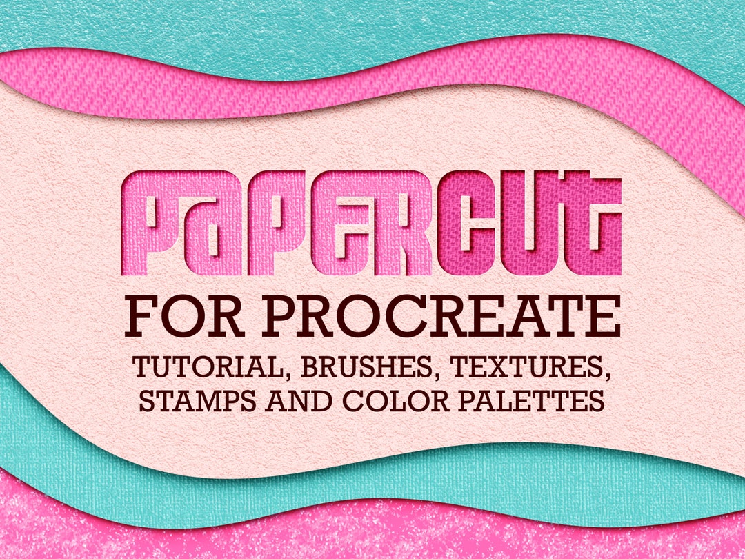 Paper Cut Procreate Brushes | Procreate Paper Textures and Brushset ...