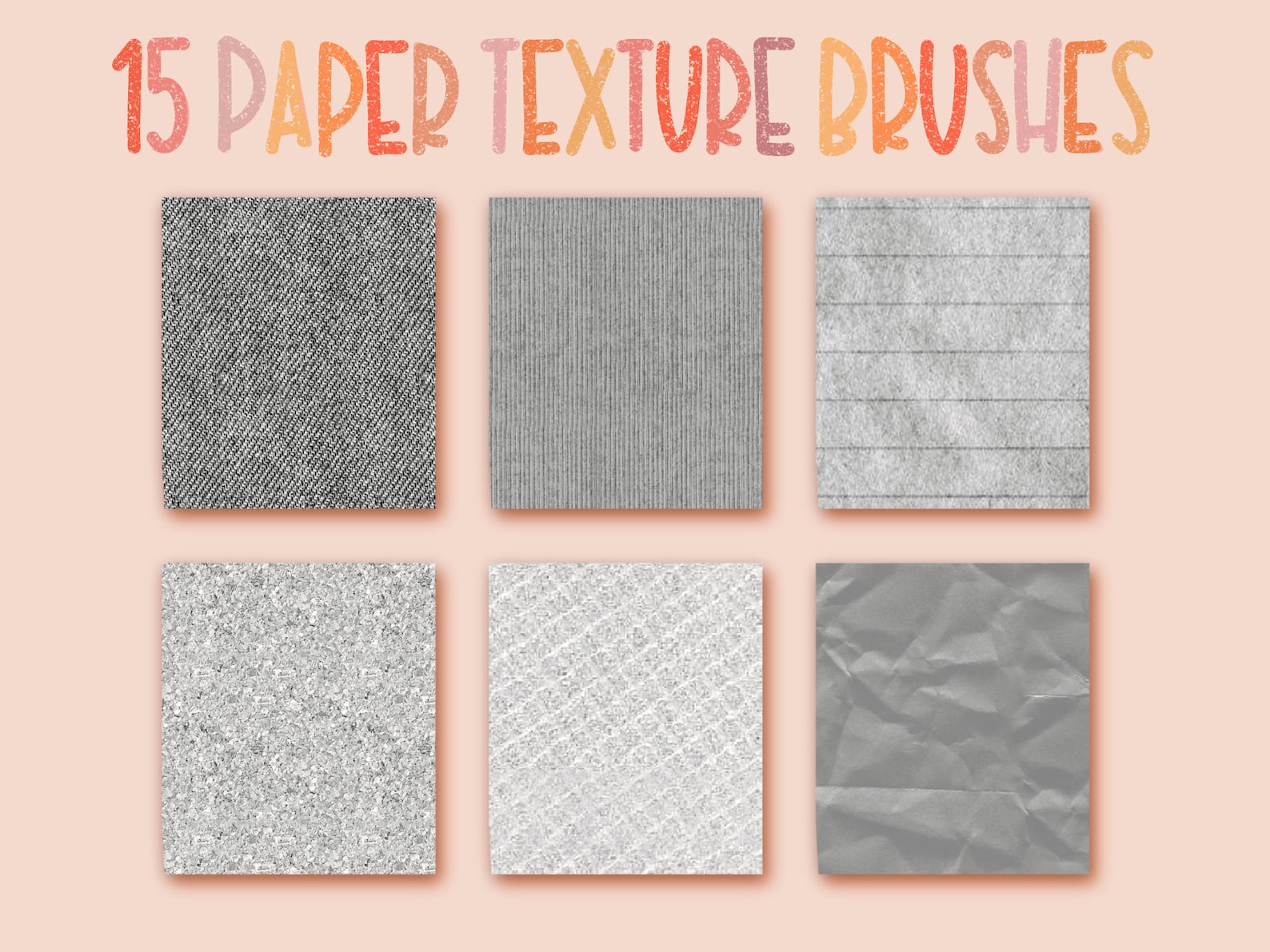 Crayon Procreate Brushes Paper Textures Procreate Set - Etsy