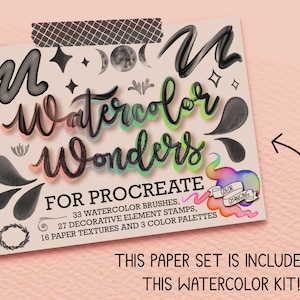 16 Overlay Procreate Brushes | Paper Procreate Textures | Canvas Procreate Brush | Texture ...