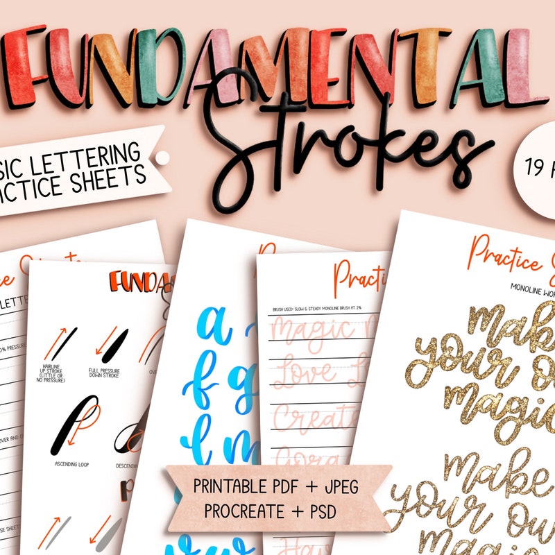 Practice Lettering - Etsy