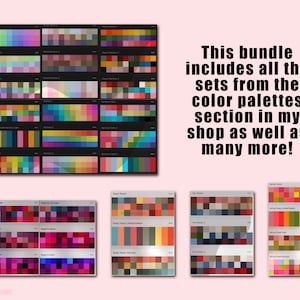 Procreate Color Palette Bundle With Hundreds of Palettes & Thousands of ...