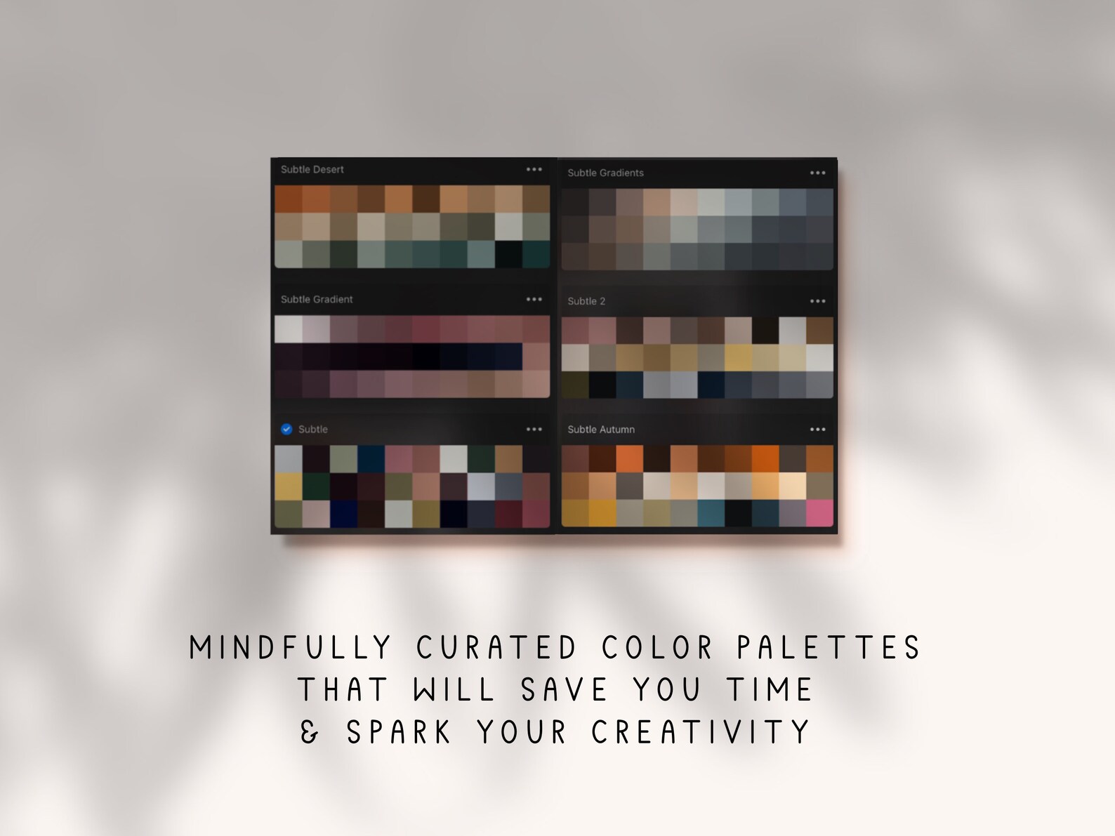 6 Procreate Color Palettes Gradient Procreate Color Palette | Etsy Canada