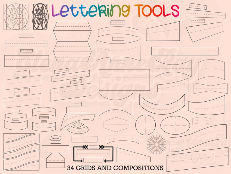 Basic Lettering Brushes Beginner Procreate Bundle Procreate - Etsy