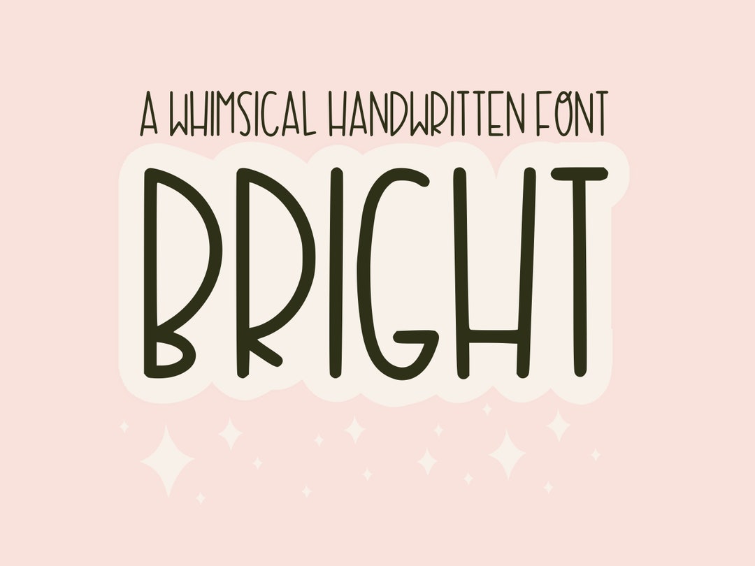 Cute Handwritten Font | Happy Fonts | Cheerful & Bright Font ...