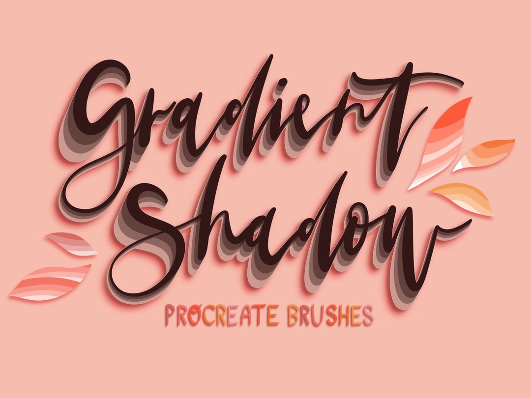 3D Procreate Brushes, Shadow Brushes, Procreate Brush, Gradient Shadow ...